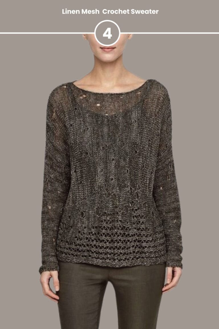 Free Crochet Pullover Sweater Patterns & Tutorials