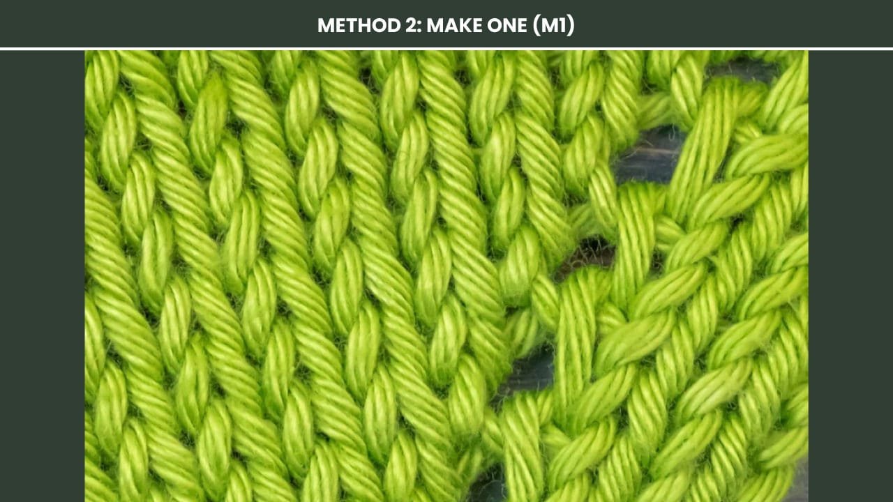 How to Increase a Stitch in Knitting [Easy 6 Methods]
