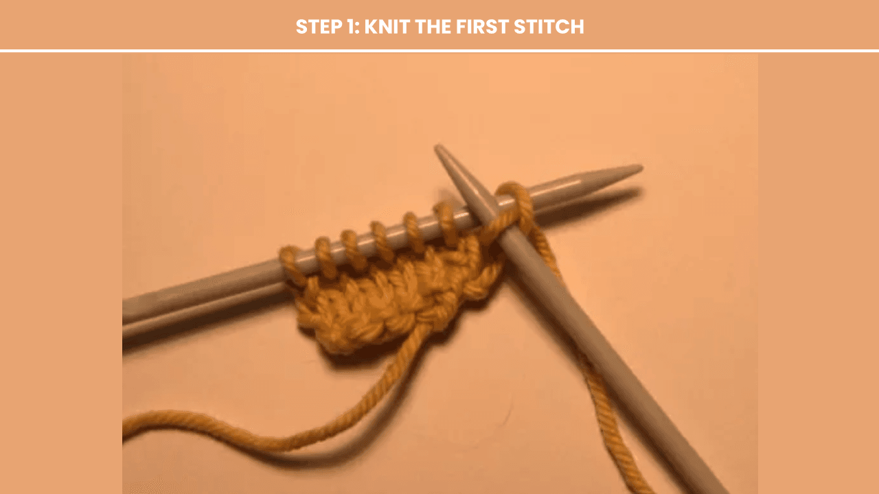 how to add a stitch in knitting